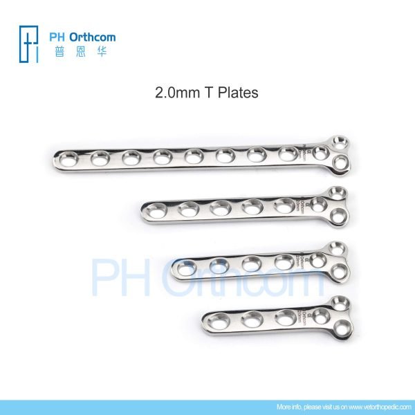 2.0mm T Plate – PH Orthcom Orthopedic-Veterinary Orthopaedic Implants ...