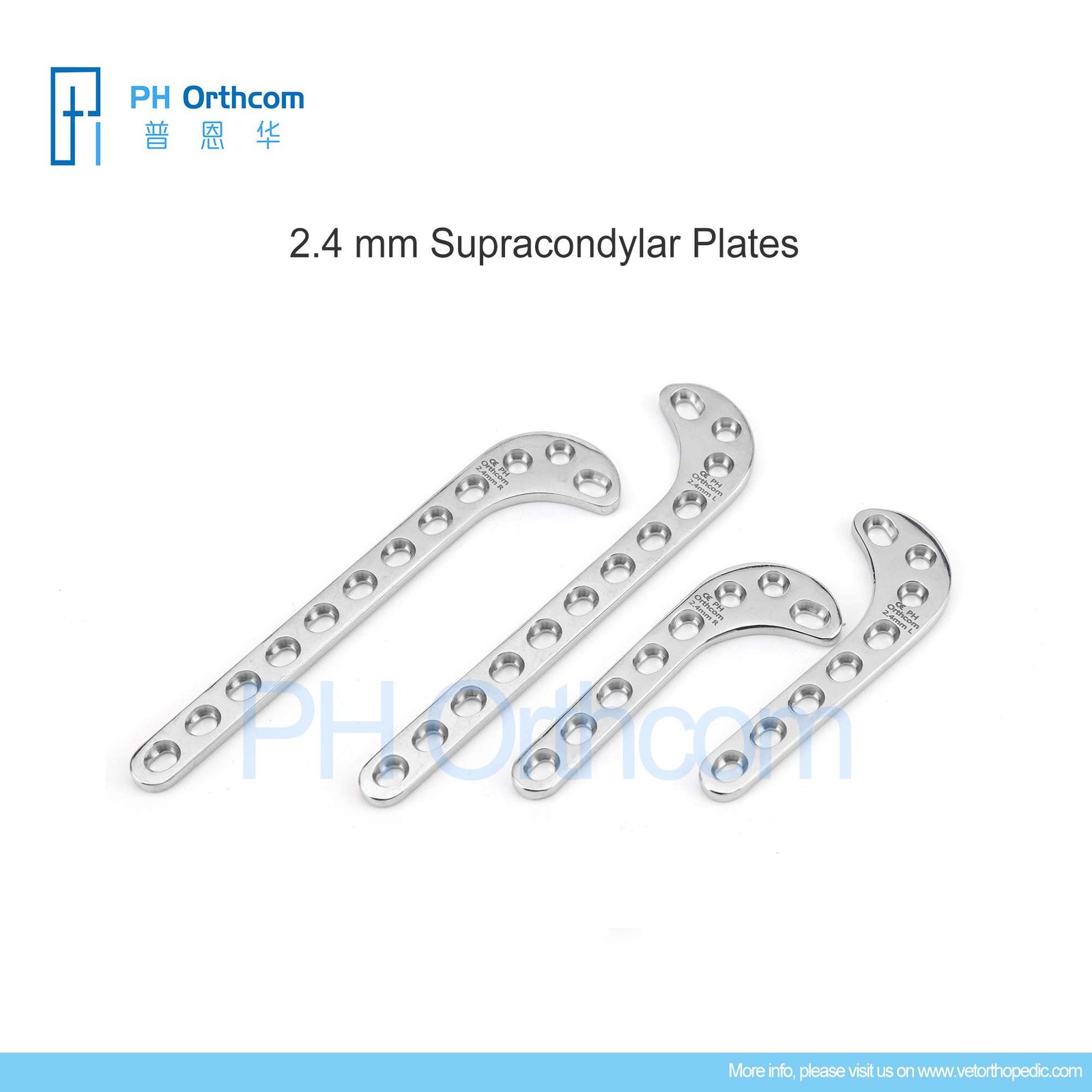 2.4 mm Supracondylar Plate - PH Orthcom-Veterinary Orthopaedic Implants ...