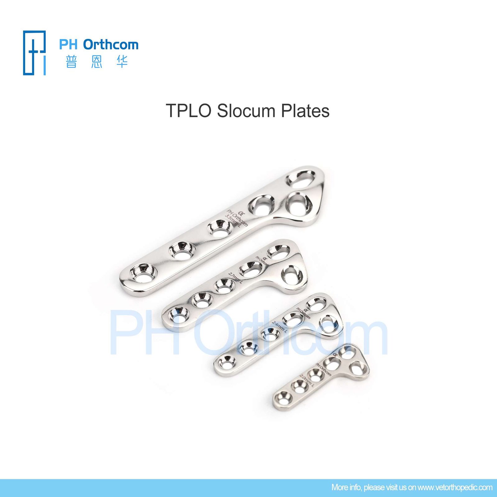 TPLO Slocum Plate - PH Orthcom-Veterinary Orthopaedic Implants Manufacturer