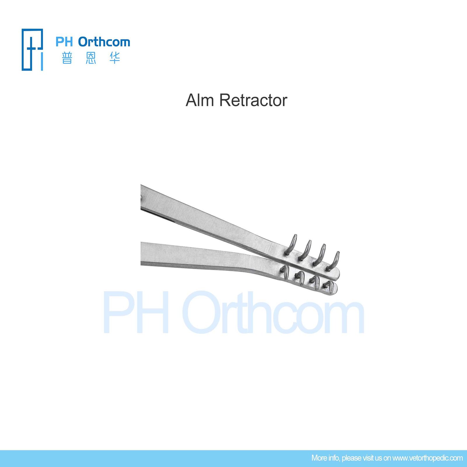 Alm Retractor - PH Orthcom-Veterinary Orthopaedic Implants Manufacturer