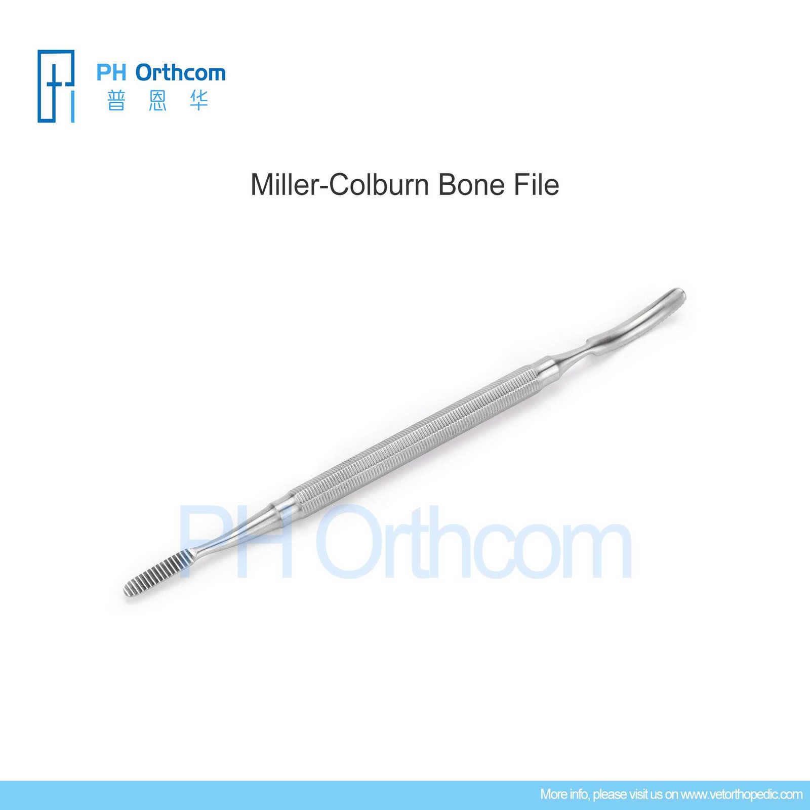 Miller-Colburn Bone Rasp – PH Orthcom Orthopedic-Veterinary Orthopaedic ...
