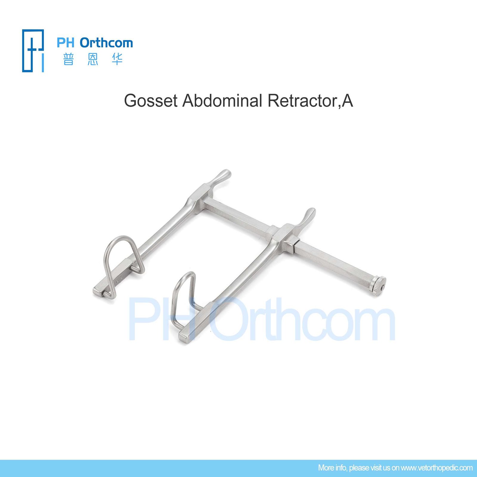 Gosset Abdominal Retractor - PH Orthcom-Veterinary Orthopaedic Implants ...