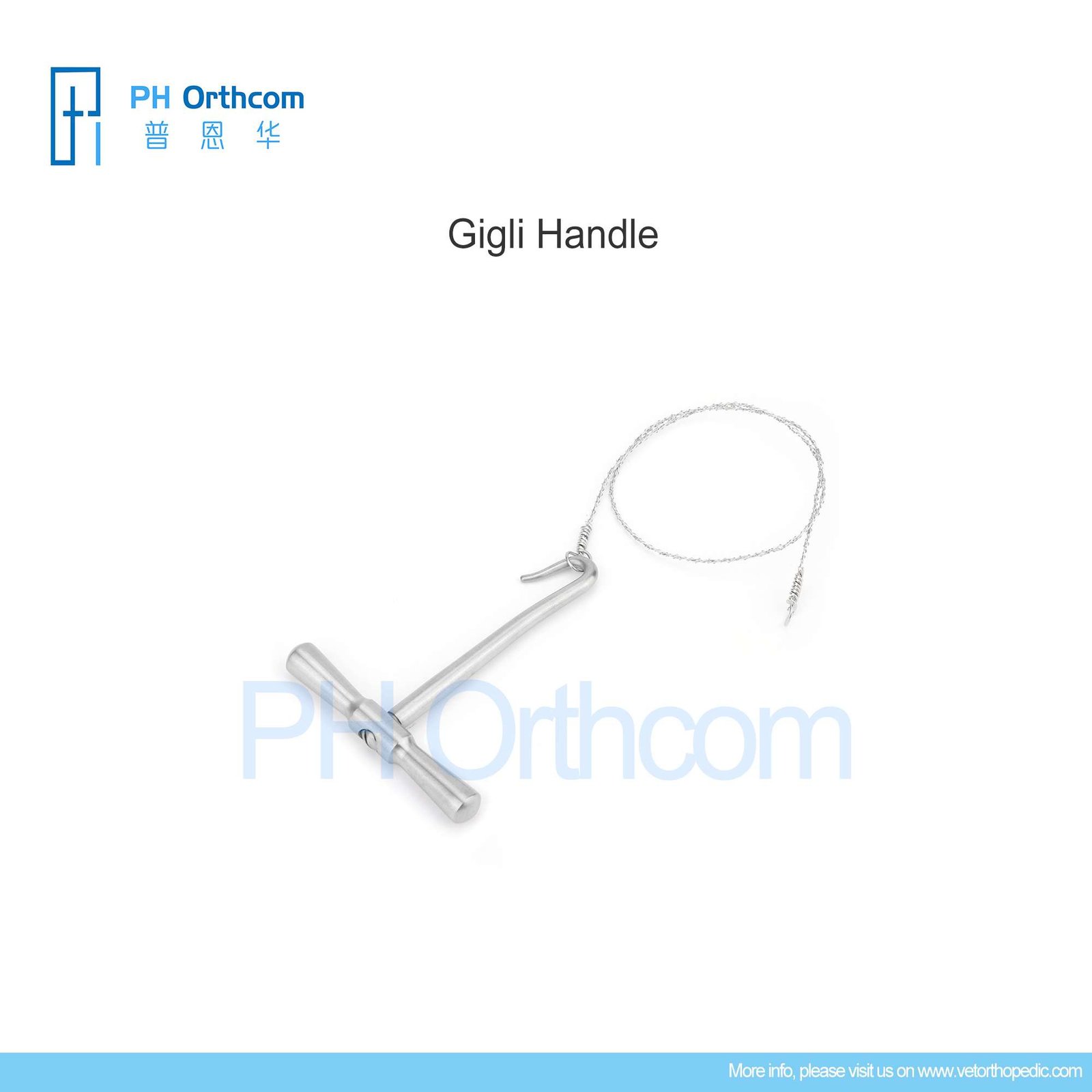 Gigli Handle & Gigli Wire Saw - PH Orthcom-Veterinary Orthopaedic ...