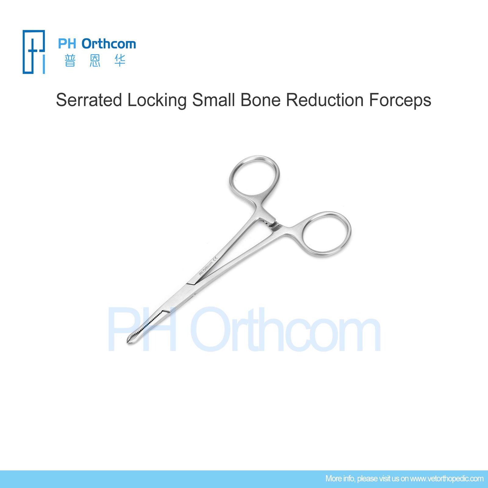 Serrated Locking Small Bone Reduction Forceps - PH Orthcom-Veterinary ...