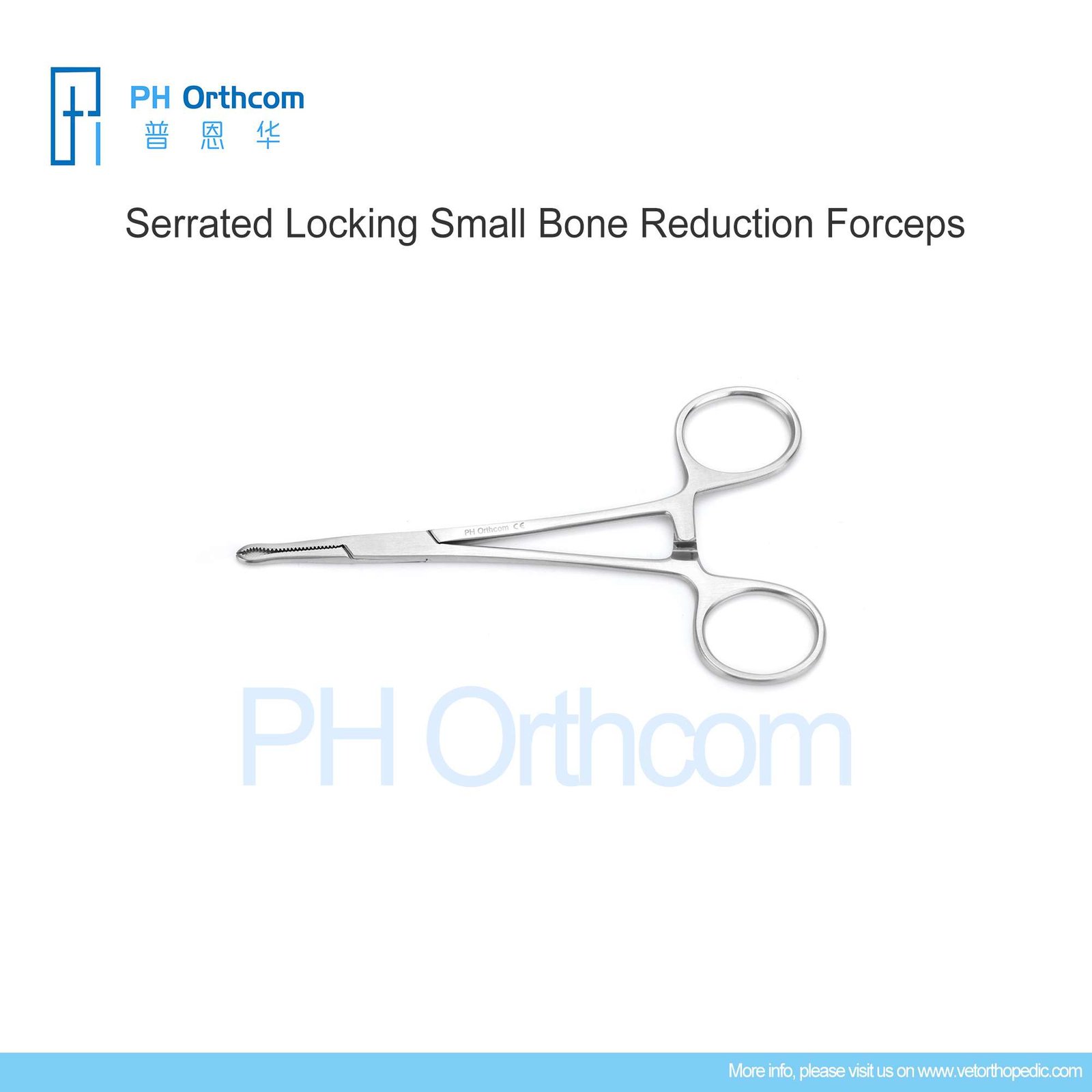 Serrated Locking Small Bone Reduction Forceps - PH Orthcom-Veterinary ...