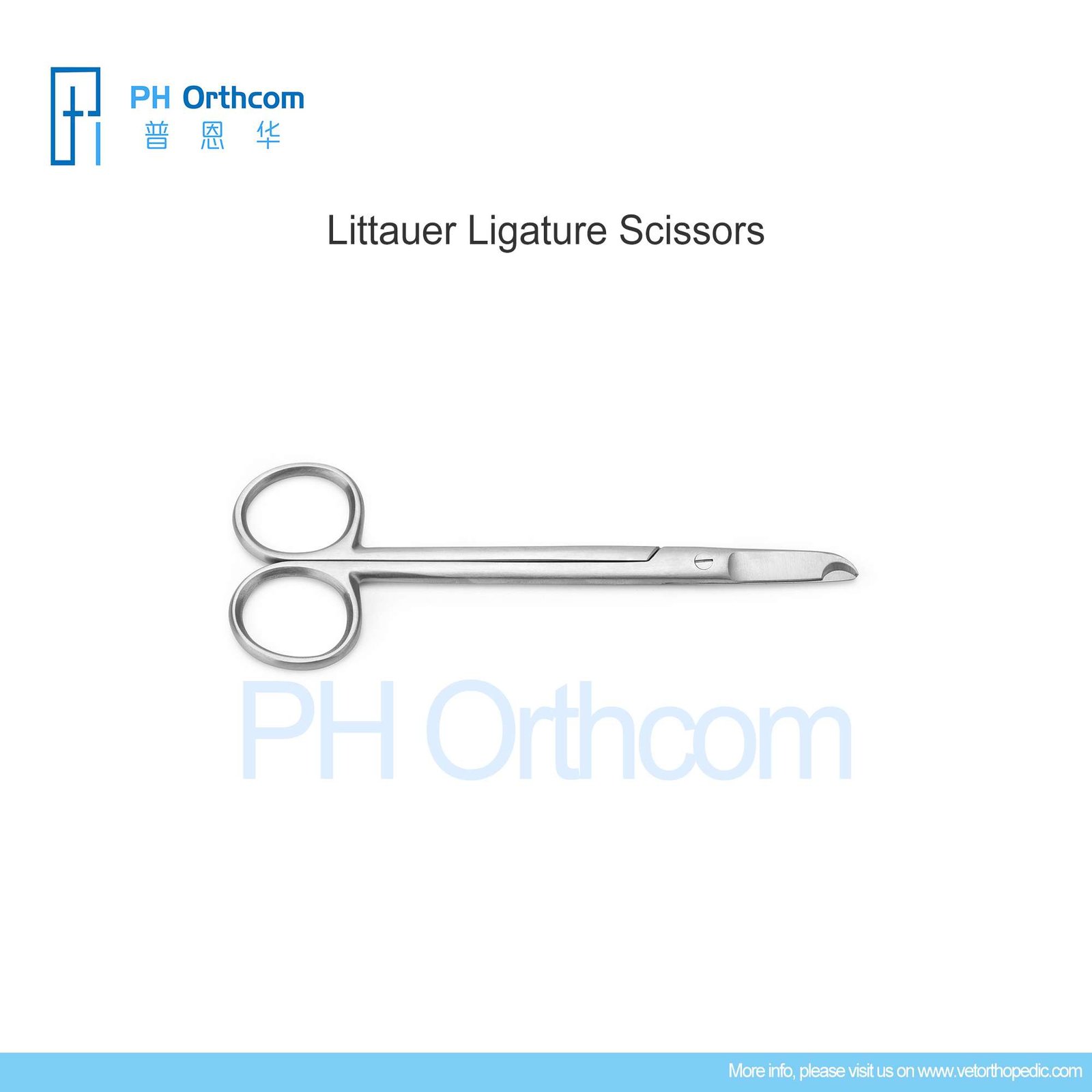 Littauer Ligature Scissors - PH Orthcom-Veterinary Orthopaedic Implants ...