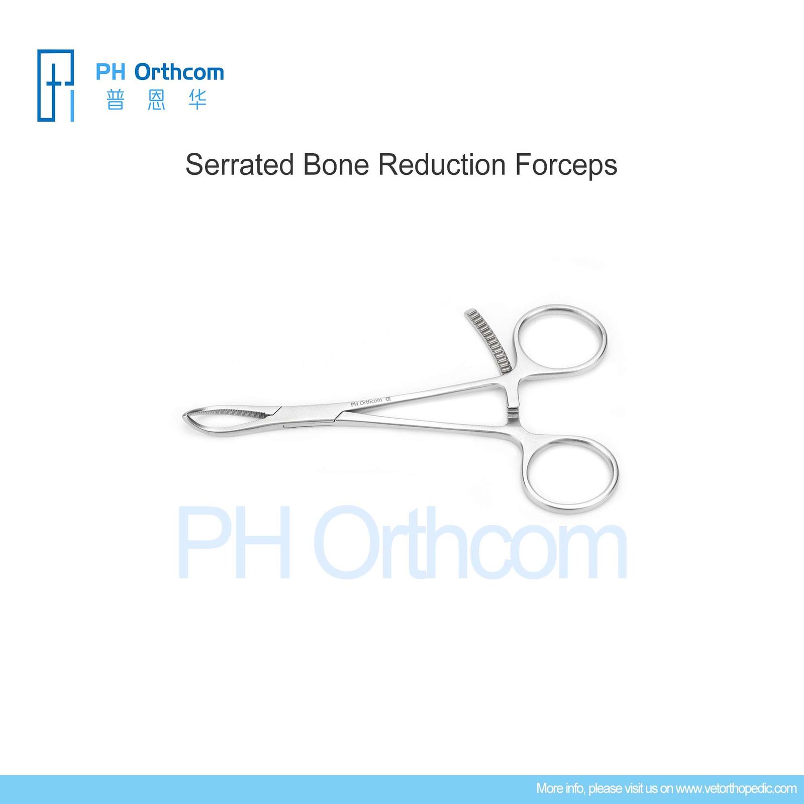 Serrated Bone Reduction Forceps - PH Orthcom-Veterinary Orthopaedic ...