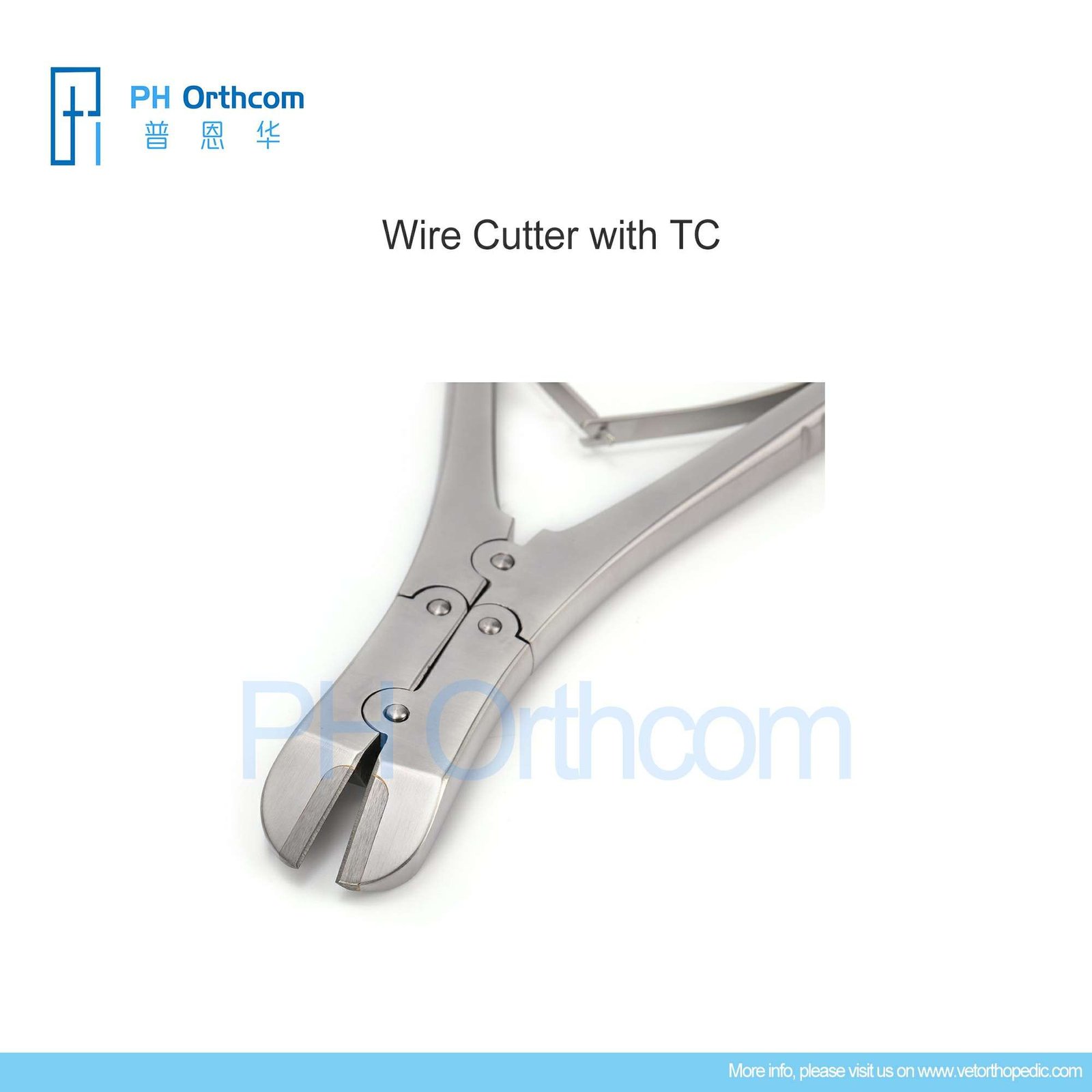 Wire Cutter with TC - PH Orthcom-Veterinary Orthopaedic Implants ...