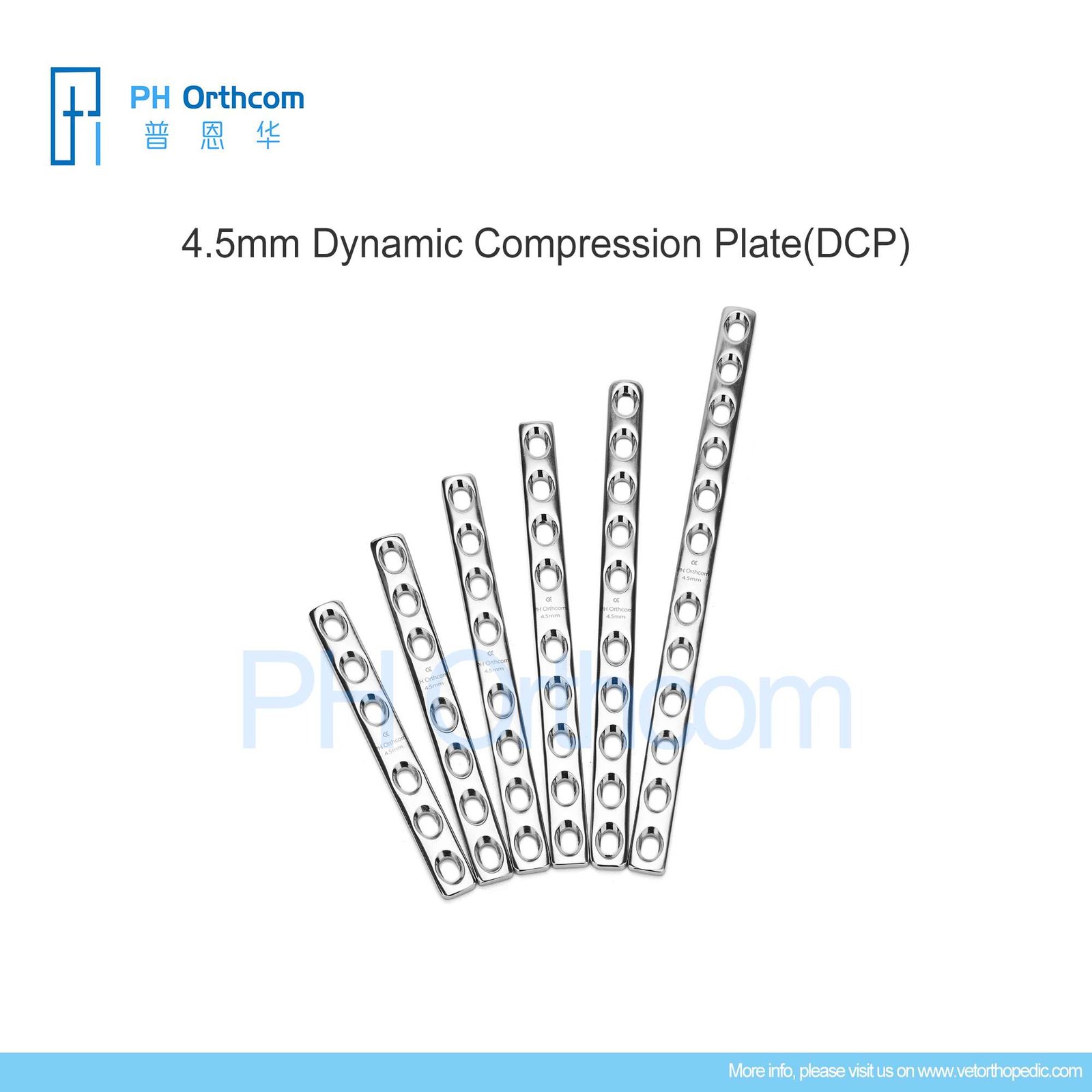 4.5mm Dynamic Compression Plate (DCP) - PH Orthcom-Veterinary ...