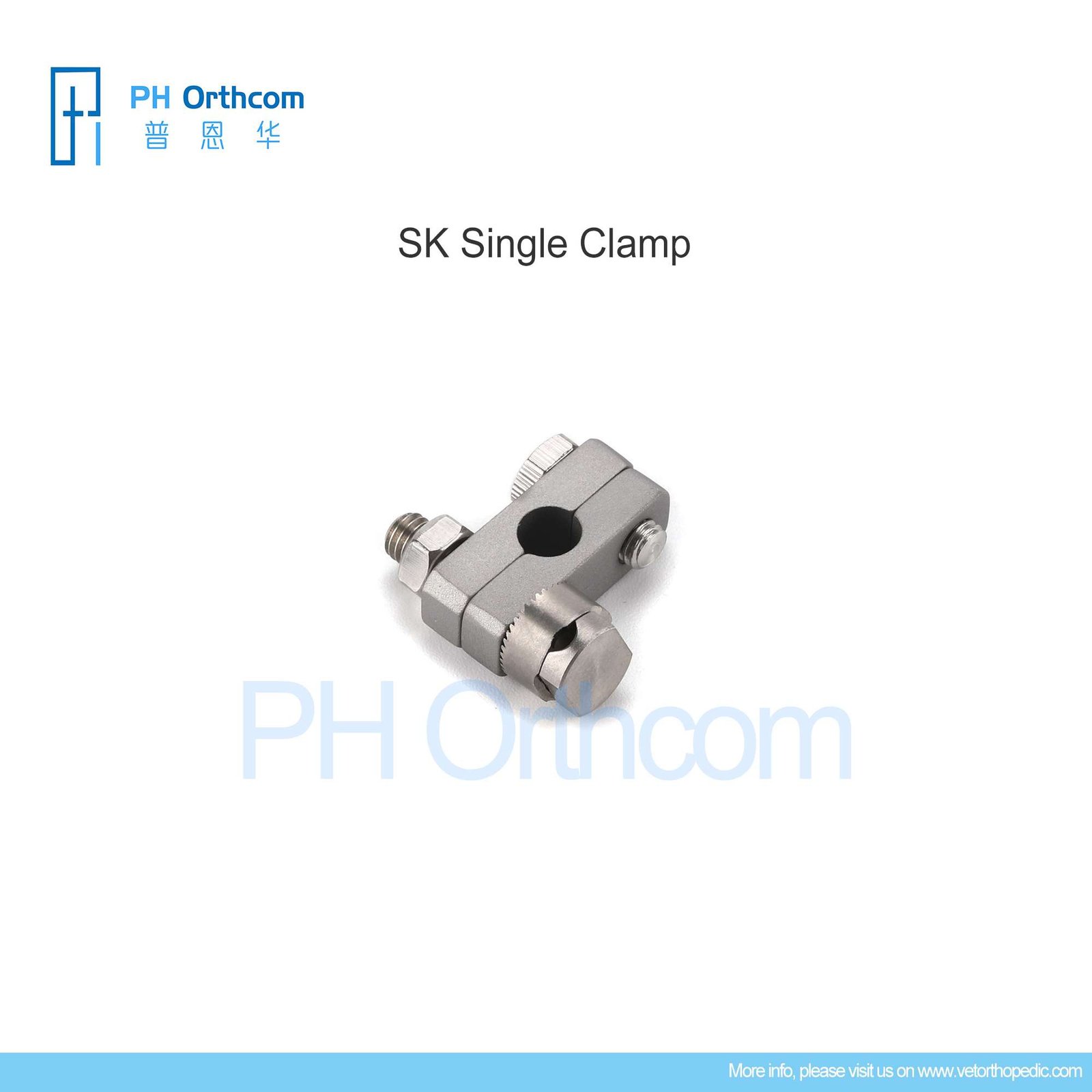 SK Single Clamp - PH Orthcom-Veterinary Orthopaedic Implants Manufacturer