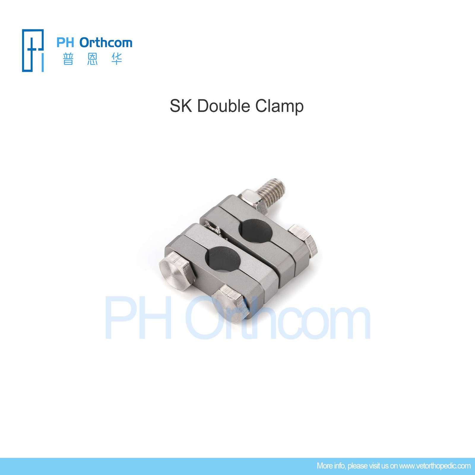 SK Double Clamp - PH Orthcom-Veterinary Orthopaedic Implants Manufacturer