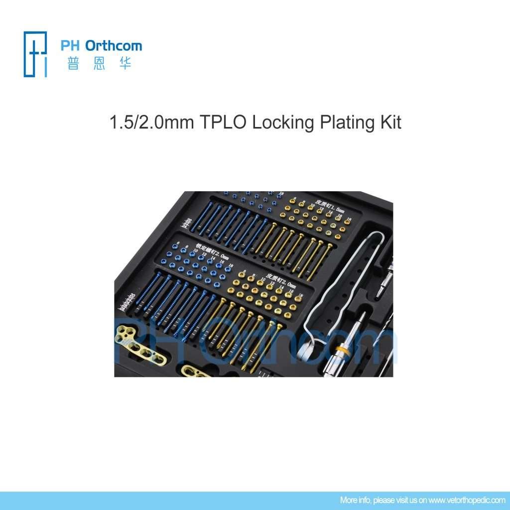 1.5/2.0mm TPLO Locking Plating Kit, Full, with Implants and Instruments ...