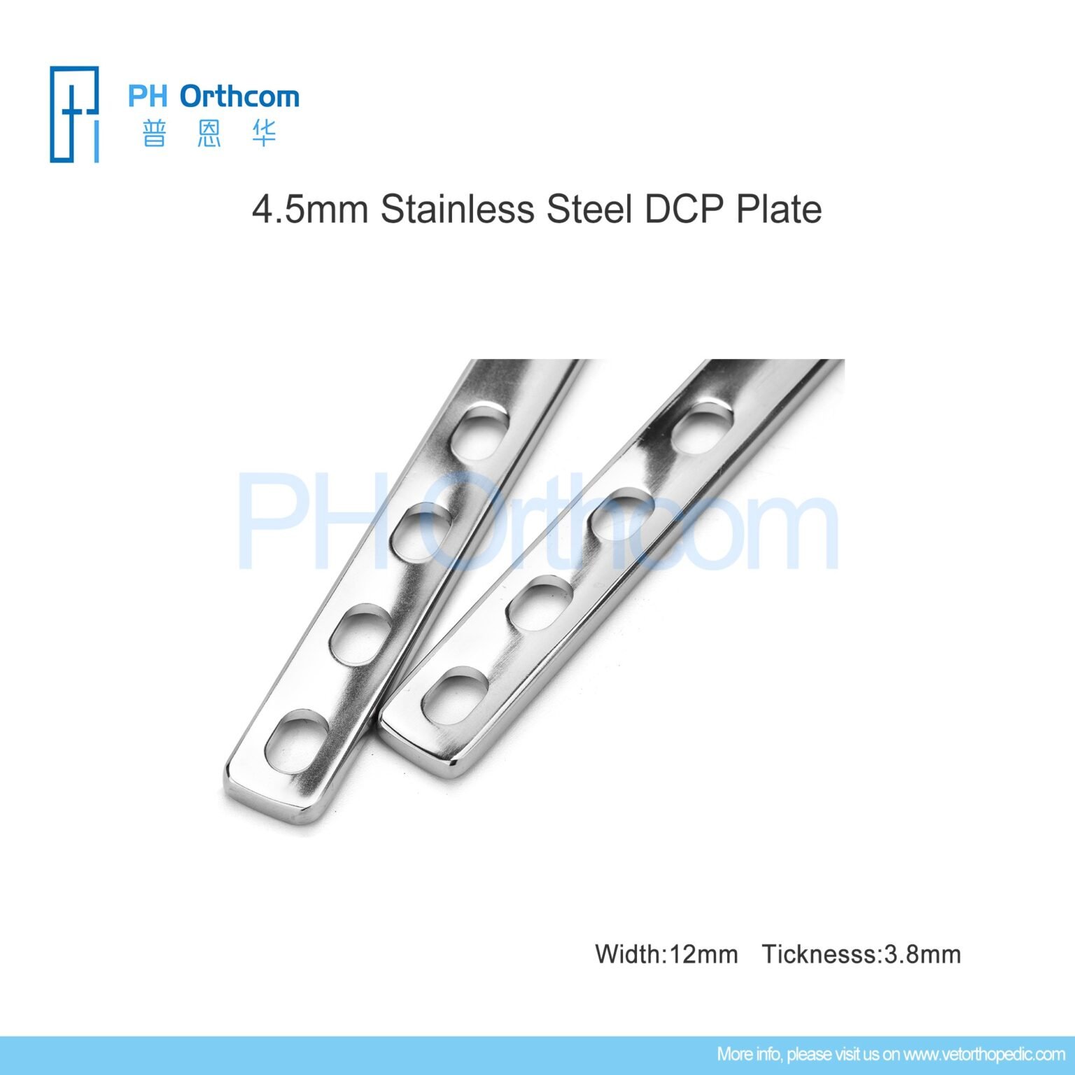4.5mm DCP Plates Dynamic Compression Plates, Vet Orthopaedic Implants ...